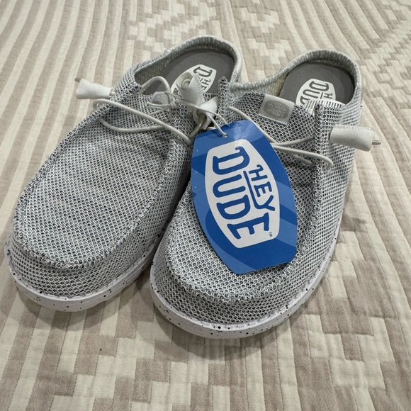 Hey Dude | Shoes | Hey Dude Stone White Slipon Shoes | Poshmark